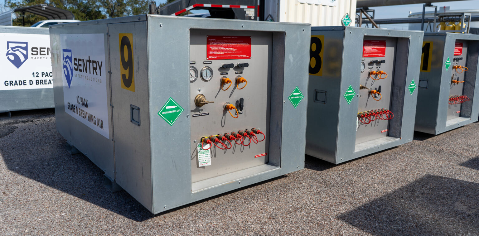 Grade D Breathing Air Cascades & Systems | Sentry Safety